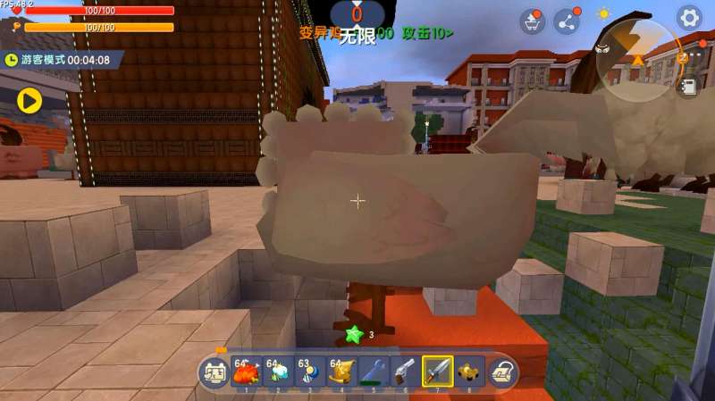 迷你世界:惊现超巨大动物!搞得我有点慌