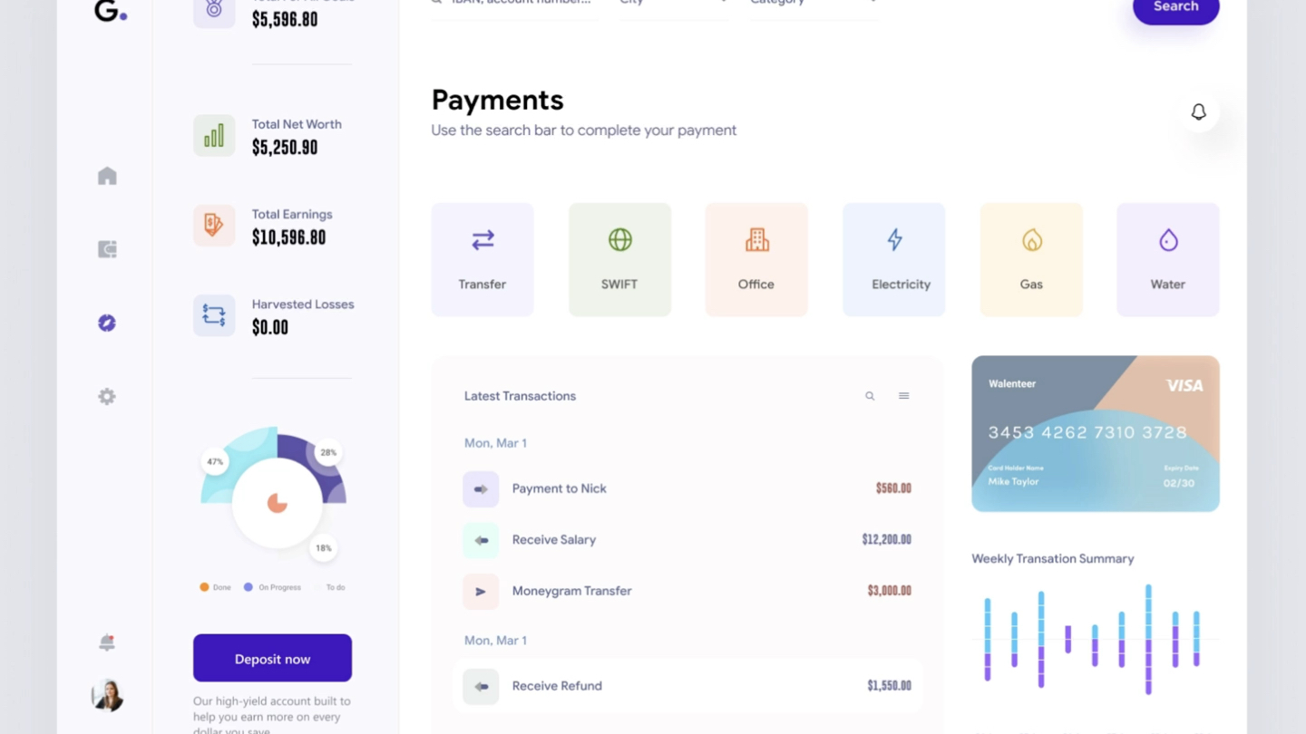 数据后台界面设计灵感