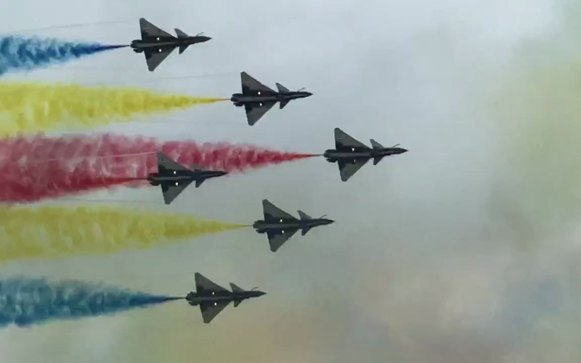 2022珠海航展-八一飞行表演队表演