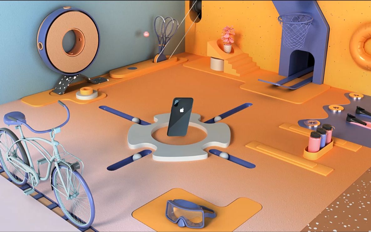 C4D教程 新手入门C4D必学的经典案例,一学就会