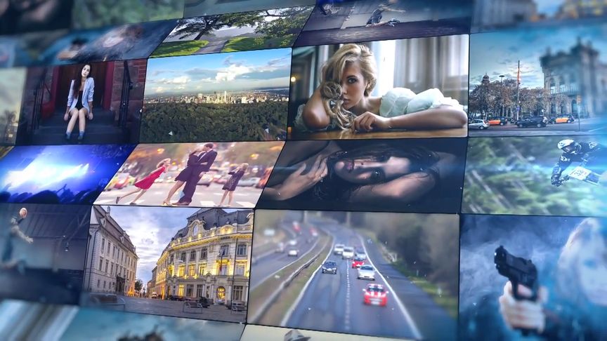 超现代动态动画幻灯片AE模板#macz