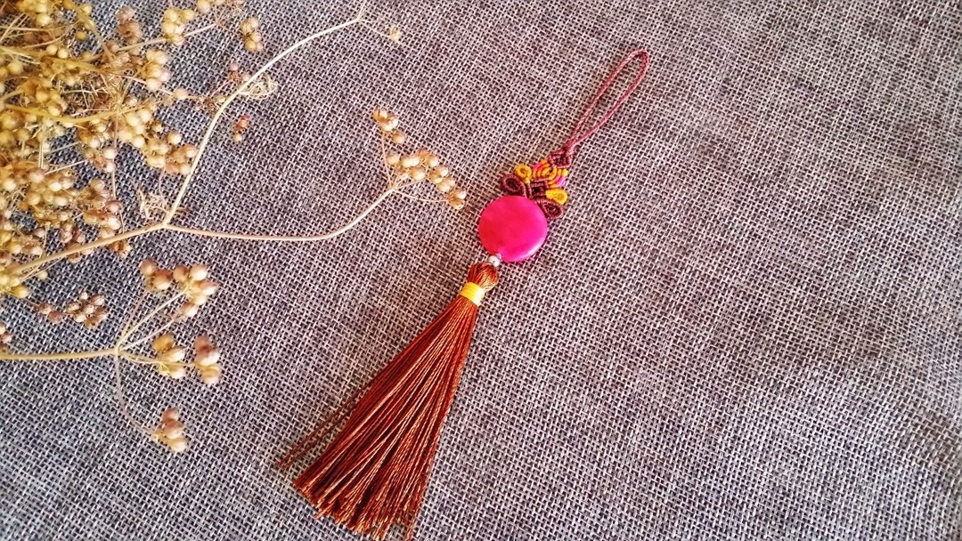 手工编织创意挂饰教程 手工包挂饰 车挂饰教程