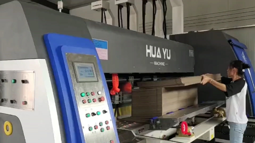 高速印刷模切机 汽车通用件包装箱 纸箱高效生产 双色印刷模切