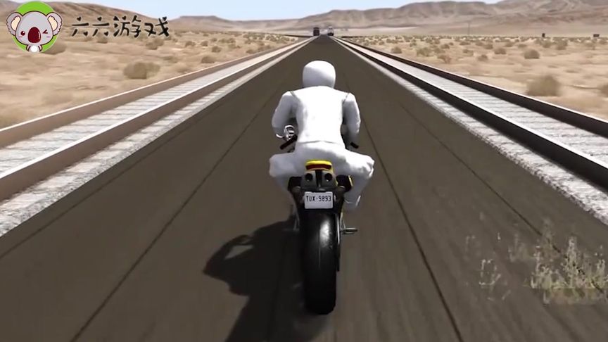 车祸模拟器:灵魂摩托车手的灵魂操作,一扭一扭的真搞笑
