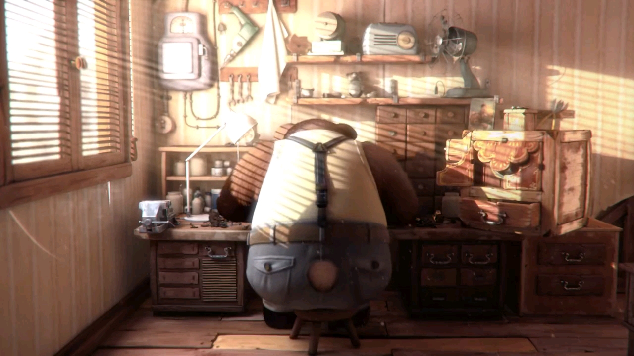 这世界那么多人搭配动画短片熊的故事