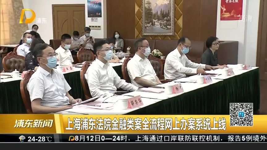 上海浦东法院金融类案全流程网上办案系统上线