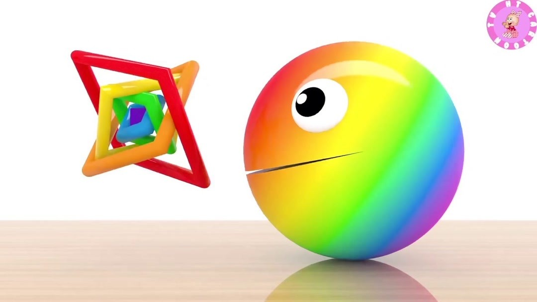 甜甜萌宝益智乐园:图片上的几何图形!小朋友们认识吗?