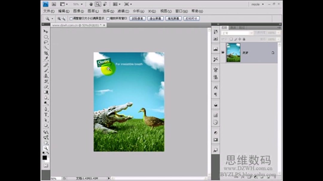 最新photoshop教程之软件基础 1.工作界面简介