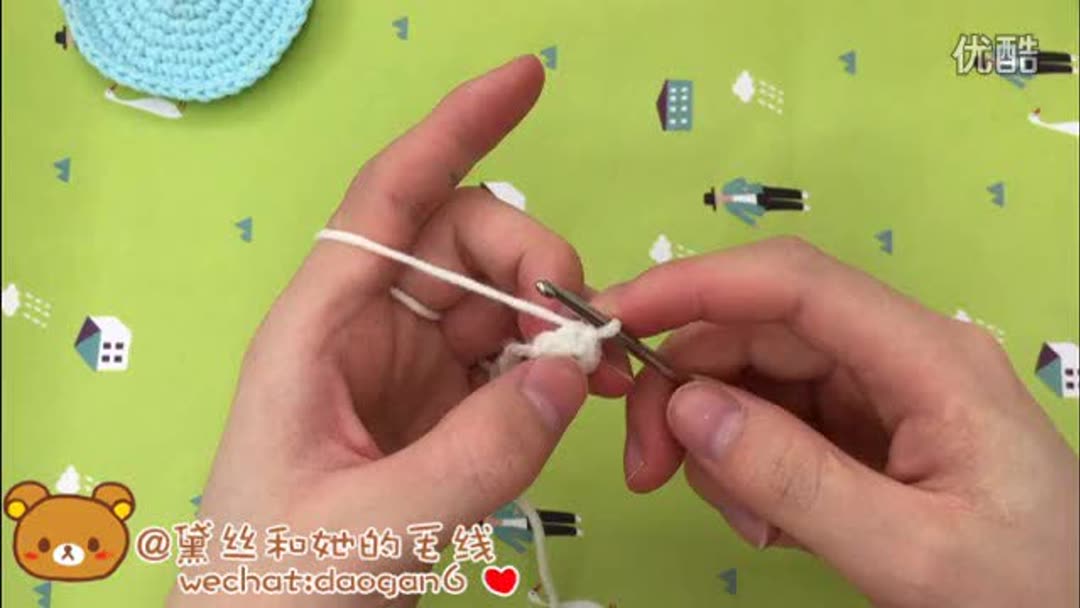 黛丝小屋之基础针法篇 短针隐形引拔技巧、如何错开加针、如何钩...