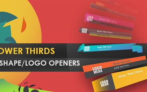 AE模板-各种新闻字幕条导航栏