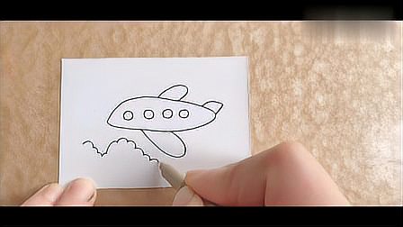 最简单的小飞机画法!airplane