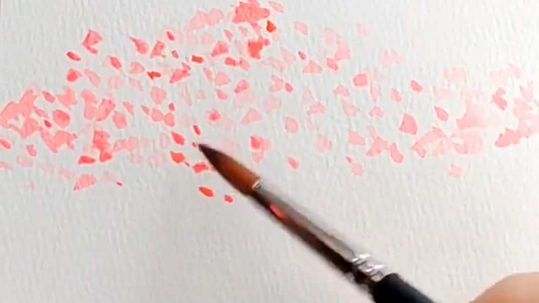 史上最简单的樱花树画法