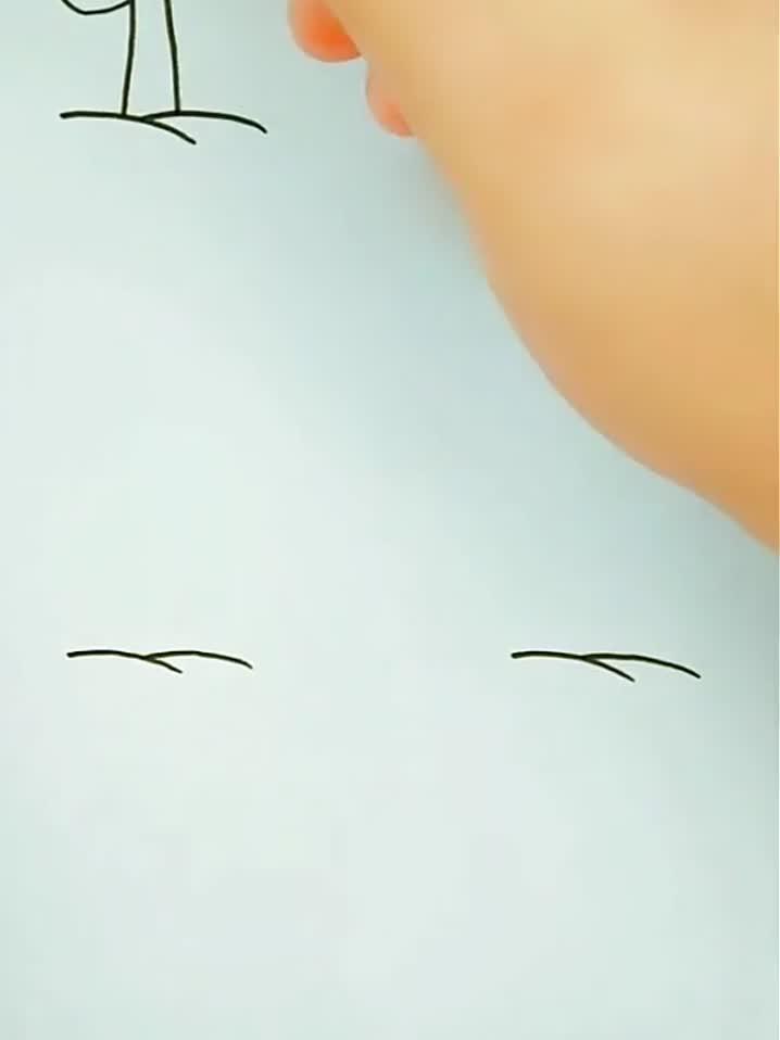 各种树木的画法 简笔画