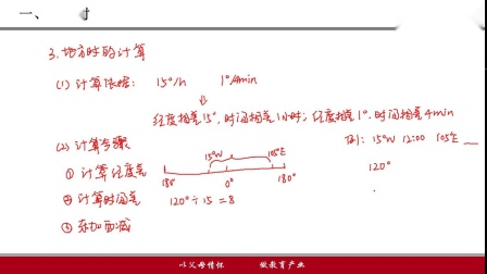 白--高中地理--时间计算
