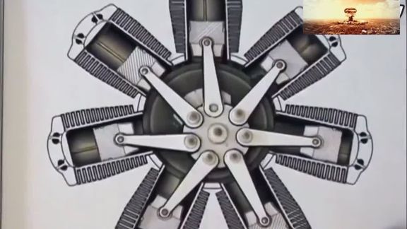 飞机的发动机运转模型 相信很多人都没看过