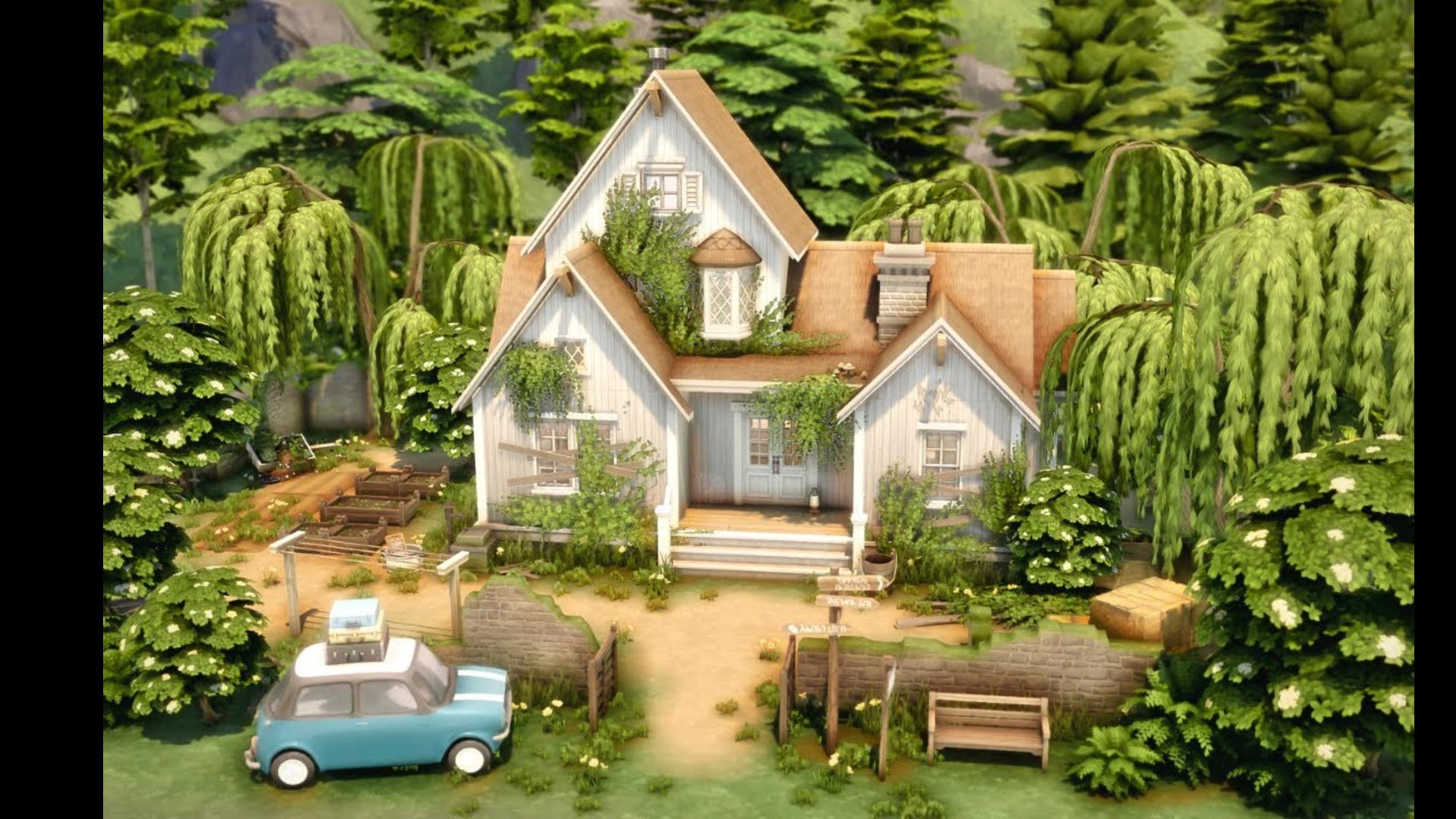 梦幻田园风入门房ߌ� | 模拟人生4 | 速建NOCC | 治愈放松 | BY:the...