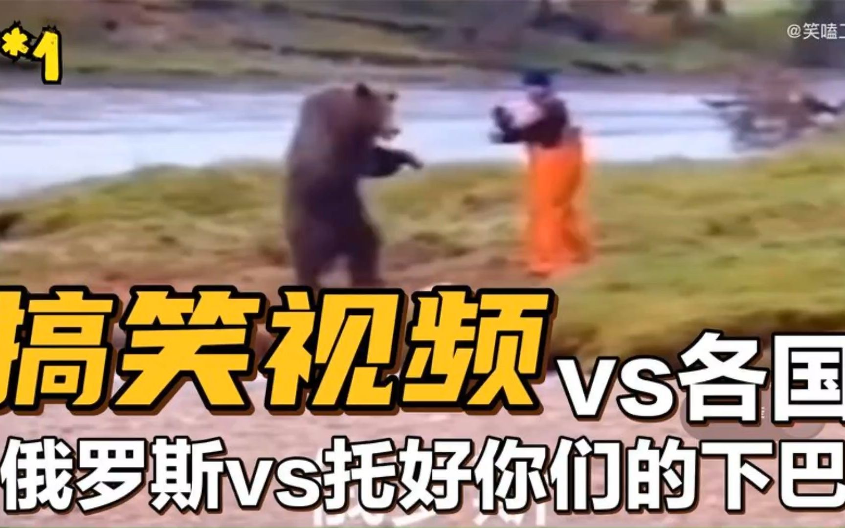 搞笑视频:各国vs俄罗斯,托好你们的下巴