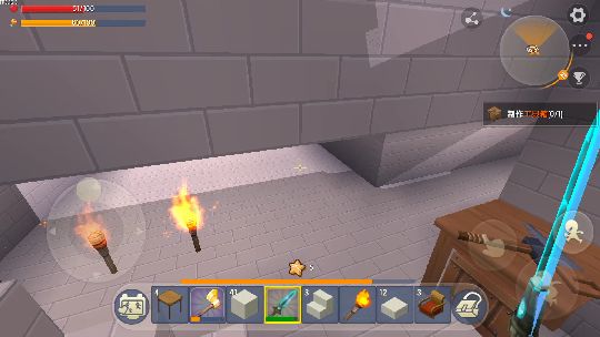 迷你世界生存2:把客厅放置点家具,更美观