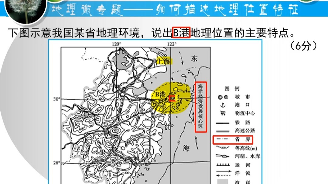 地理位置特征描述学以致用练习题讲解