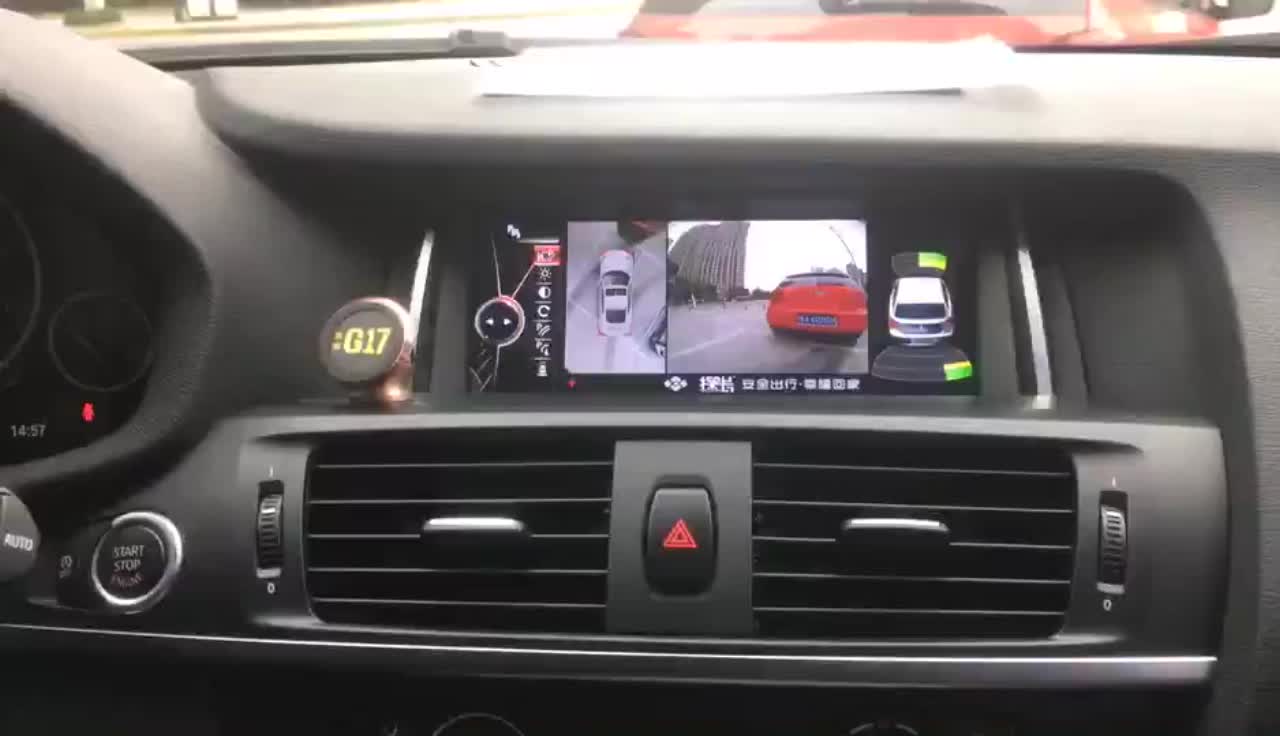 合肥装了个宝马X3的360全景倒车行车影像效果很好【来自懂车帝车友...