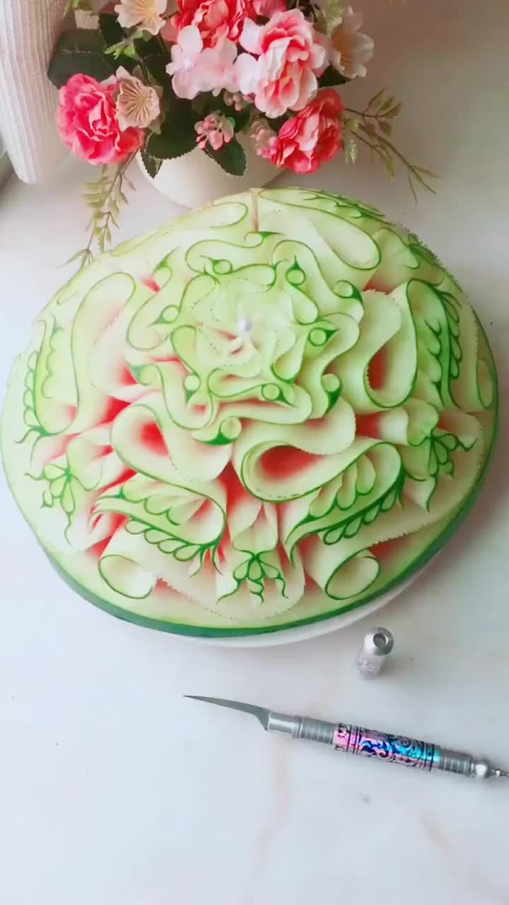 西瓜雕刻网络课程已开始,全程录制