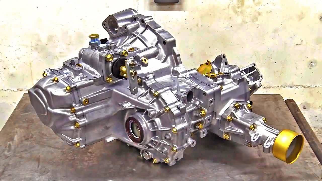组装丰田赛车5速手动变速箱,结构有点特别,组装一台可不轻松