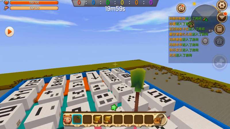 迷你世界:键盘战争,凉风直奔神器按键,不用浪费时间寻找