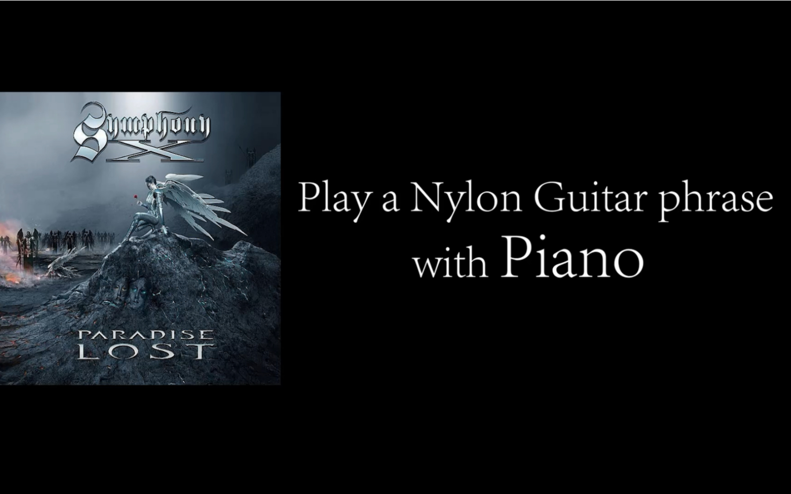 用钢琴的声音演奏一段古典吉他乐句