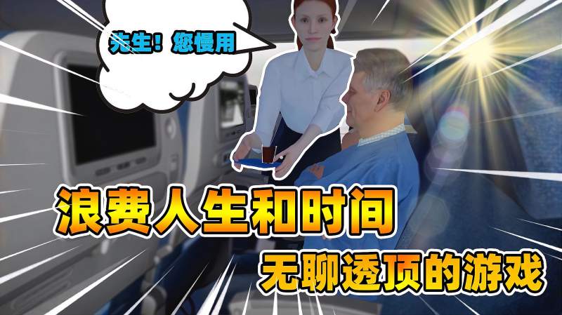 坐飞机模拟器:年度最佳催眠游戏,没坐过飞机的我撑不下去了