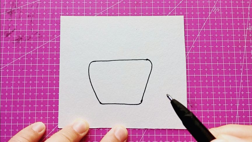 用梯形画小螃蟹,有创意又可爱