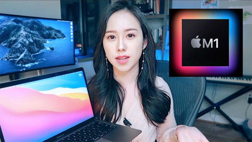 程序员小姐姐硬核测试M1 MacBook Air. 性能碾压i9 Macbook Pro?