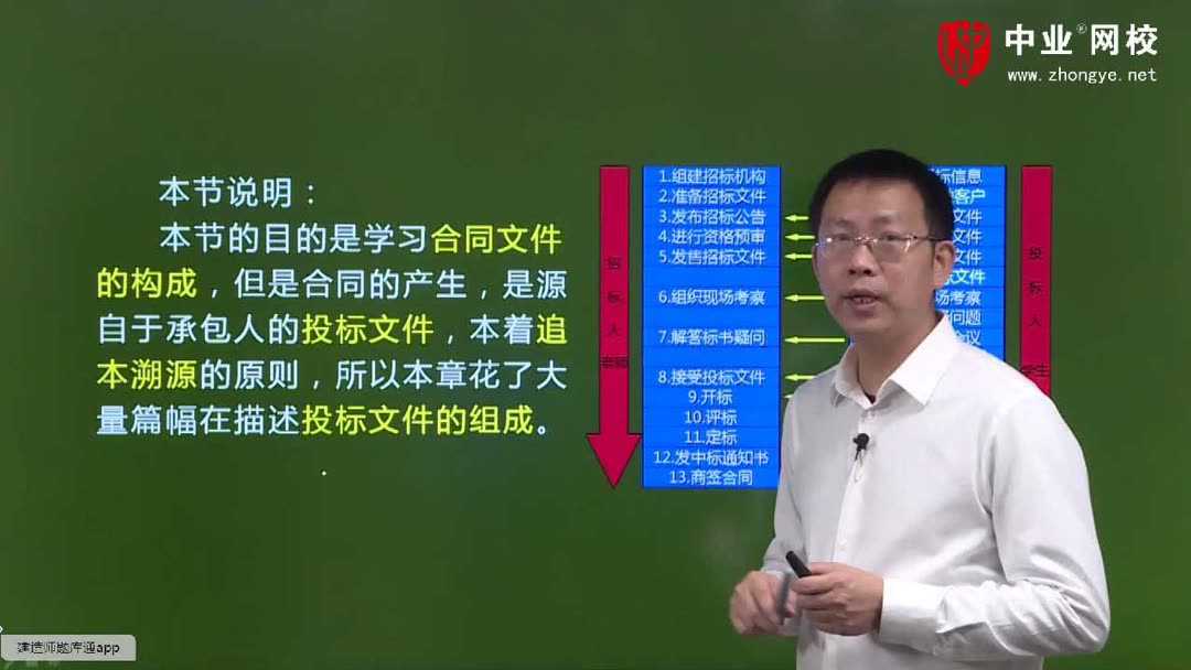 中业网校二建水利水电知识点李想精讲:施工合同文件构成
