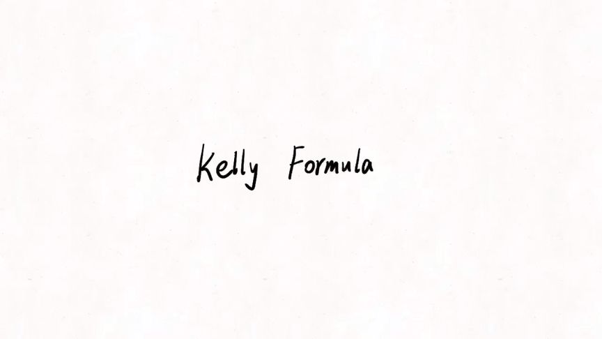 投资最优化-凯利公式的推导