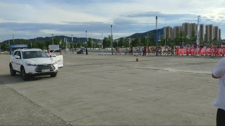 瑞风S7超级版爆胎不失控安全路演东莞站 AEB自动紧急刹车系统展示