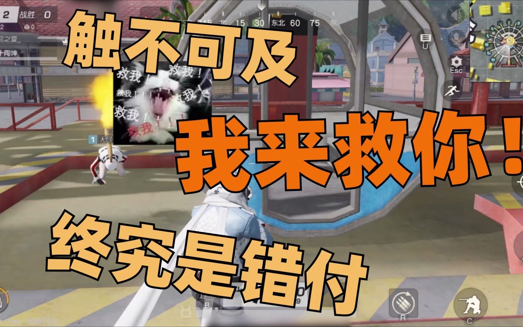 荒野行动:曾经被击倒的队友就在我眼前,我没好好珍惜,她却。