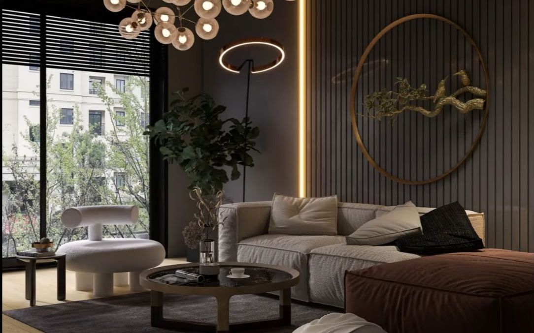 3dsMax+Vray 5 室内建模渲染教程4-中英双语