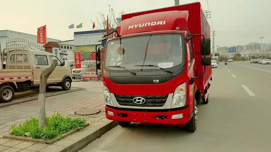 现代商用车#蓝牌#集装箱#卡车#阆中#卡车人#卡车之家#