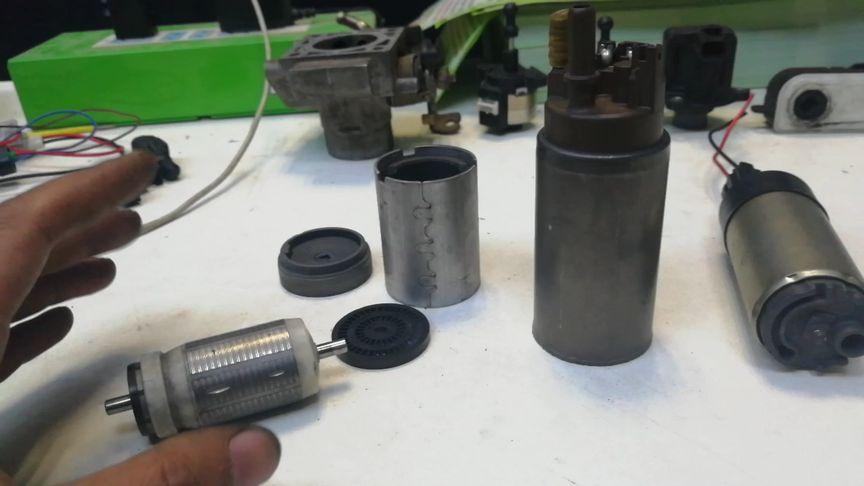 燃油泵不工作导致车辆无法启动,拆开看看啥原因导致