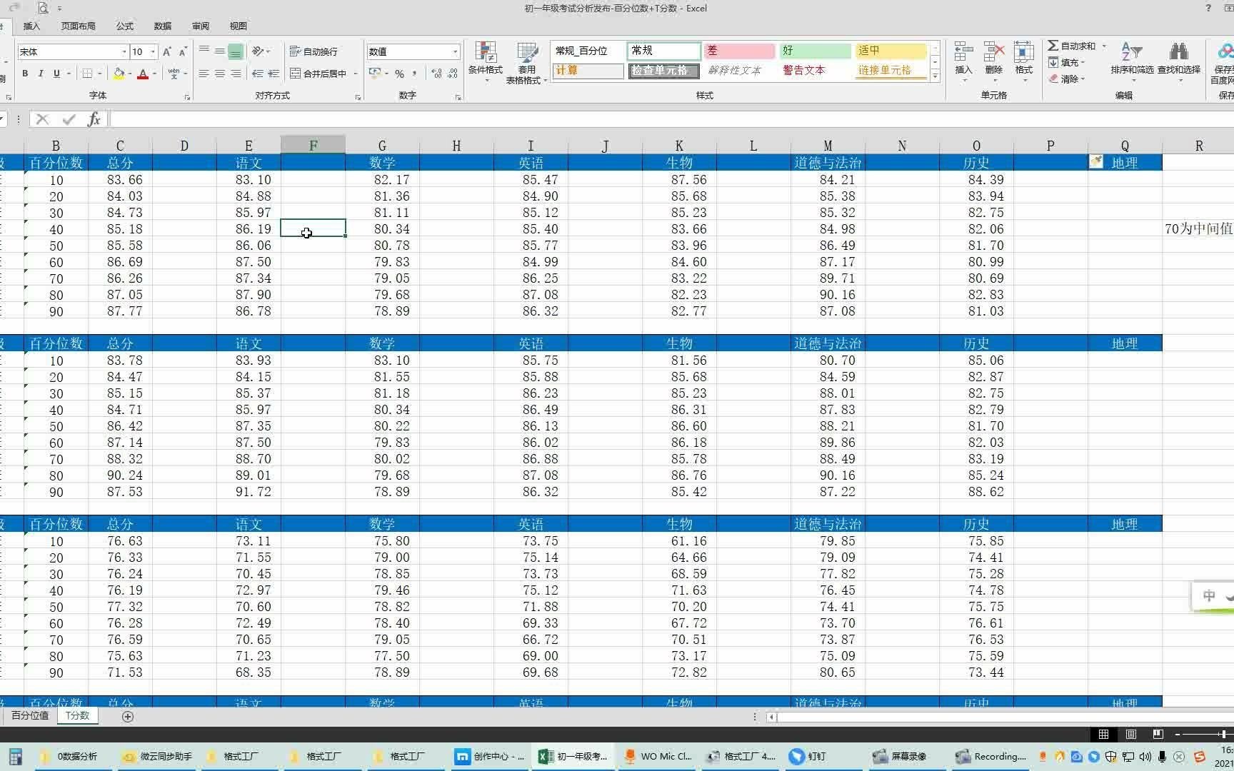 怎么用T分数来找到薄弱环节