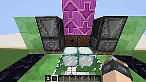 [SHANA]明月庄主我的世界正版红石创造服升降台讲解