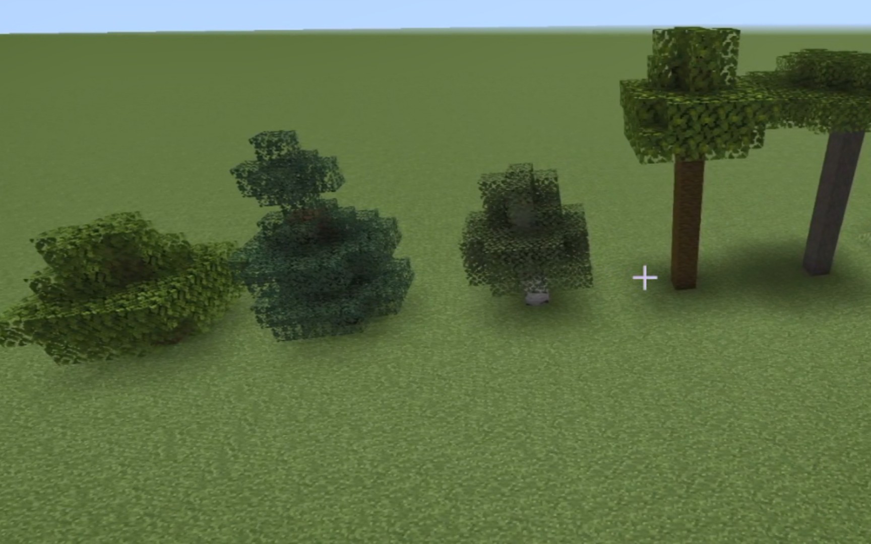 当你植树节在我的世界中种树