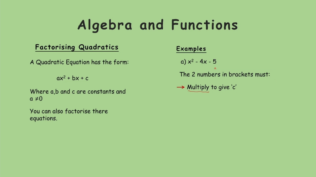 爱德思alevel数学chapter1 Algebra and functions