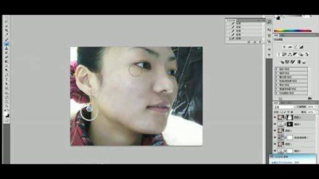 photoshop人像磨皮教程