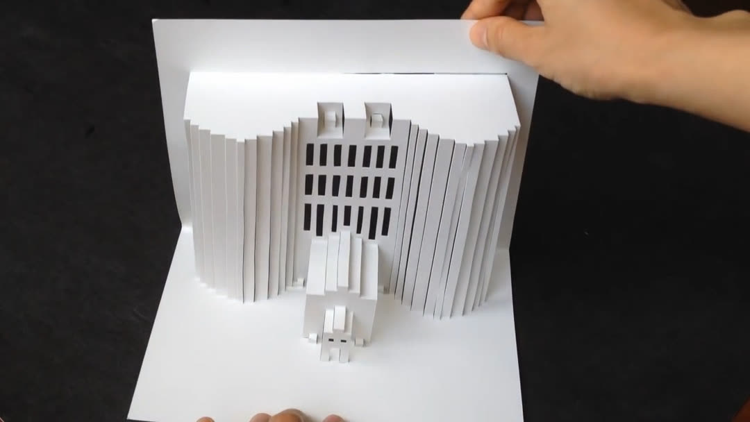 3D立体建筑纸艺教程
