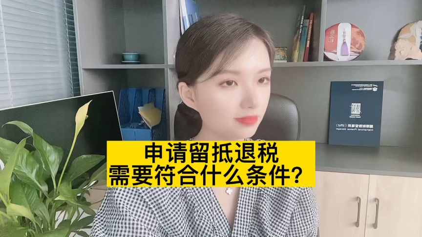 申请留抵退税需要符合什么条件?