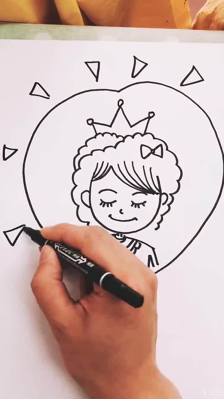 美丽的妈妈简笔画感谢大家对我的关注和支持
