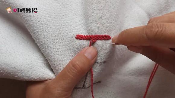 名字不会绣?赶紧学学这种针法,学会什么字都能自己绣出来,漂亮