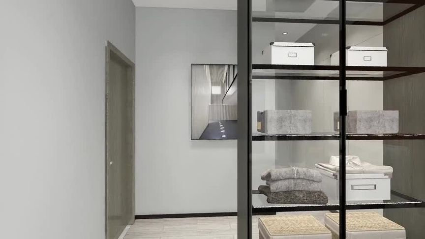 这样的主卧衣帽间你喜欢吗?#设计案例分享 #视觉艺术 #室内设计