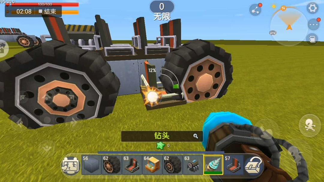 迷你世界新物品汽车 新玩法新思路可以自己制造的车