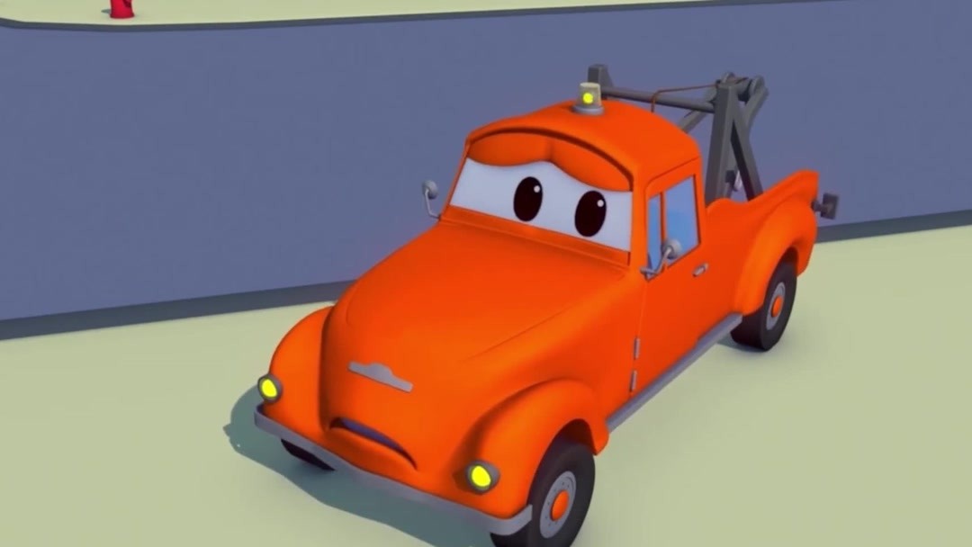 儿童益智启蒙动画:翻斗车和挖掘机合作救援